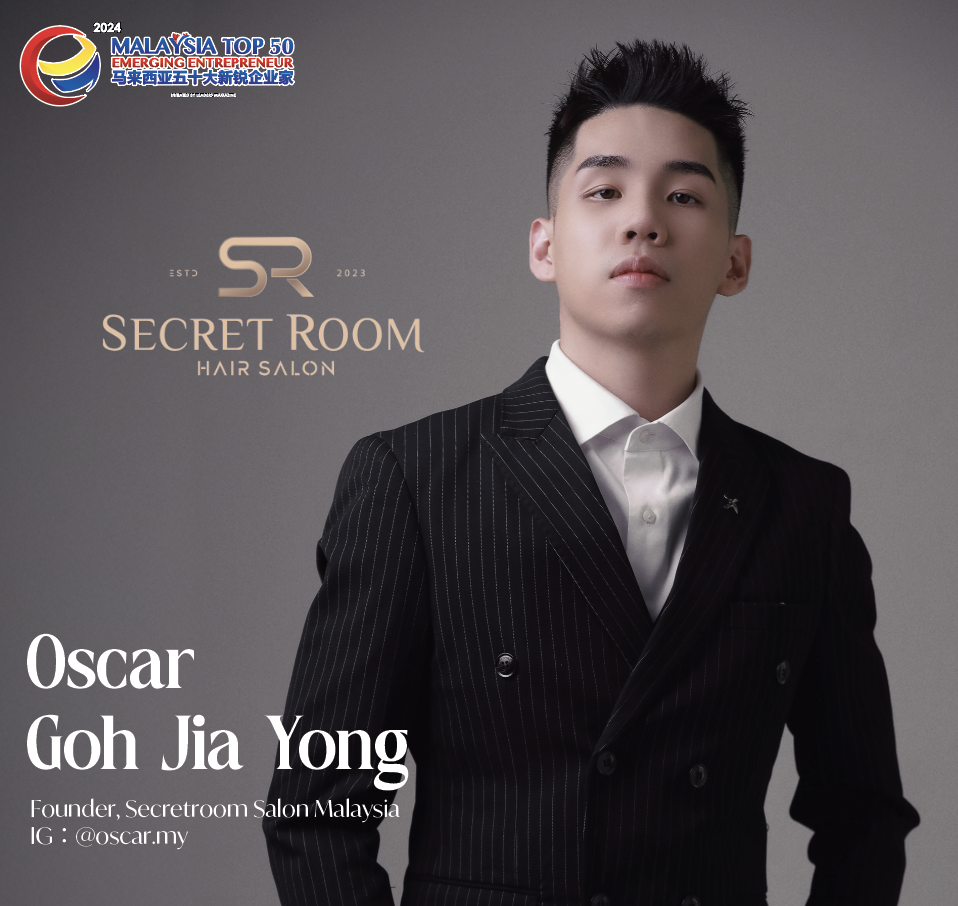 Oscar Goh Jia Yong 荣获马来西亚50大新锐企业家大奖 - TOP LEADER 领袖
